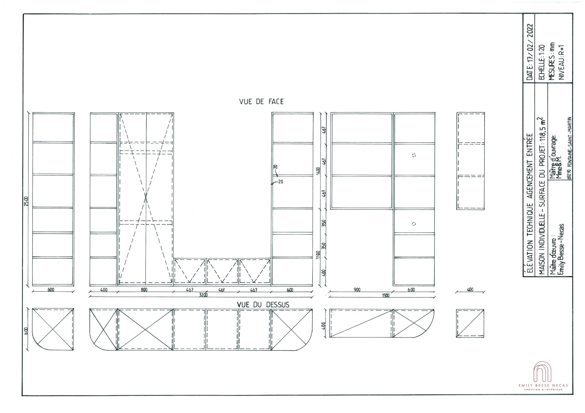 Design de mobilier sur mesure, agencement à Lyon et Craponne